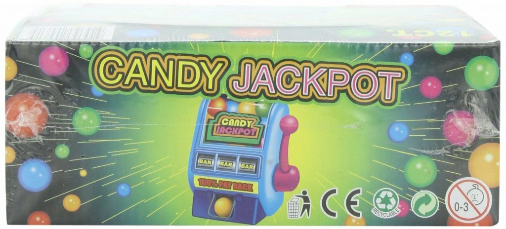 Kidsmania Candy Jackpot Slot Machine Candy Dispenser, 20g/0.7oz., (12ct ...